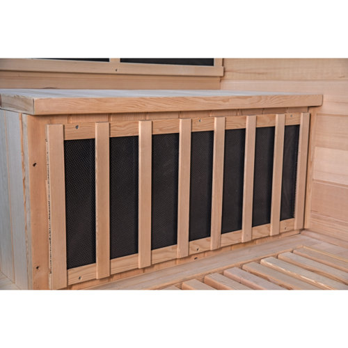 Heatwave Sonoma 4-Person Hemlock Infrared Sauna with 9 Carbon Heaters | Wayfair